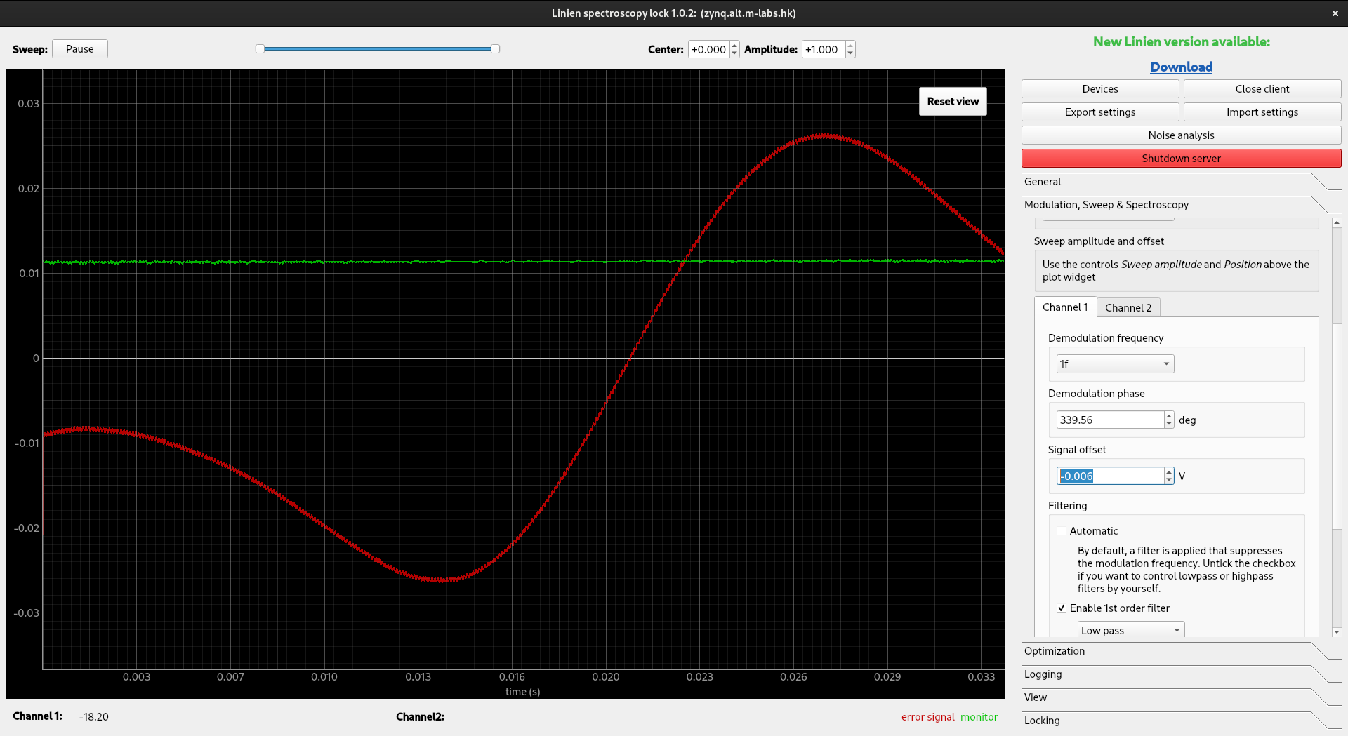 Control loops | M-Labs